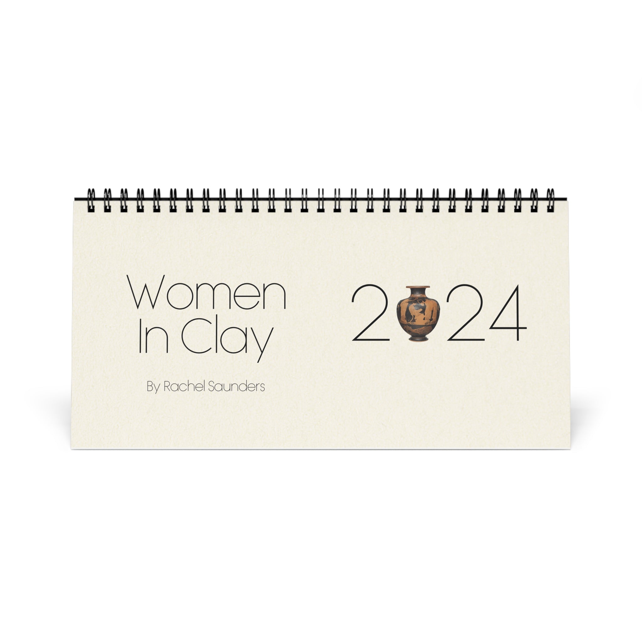 Women In Clay Desk Calendar